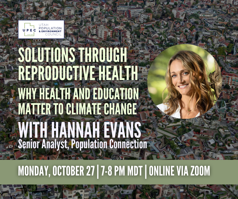 UPCOMING PRESENTATION: Solutions Through Reproductive Health — Why ...